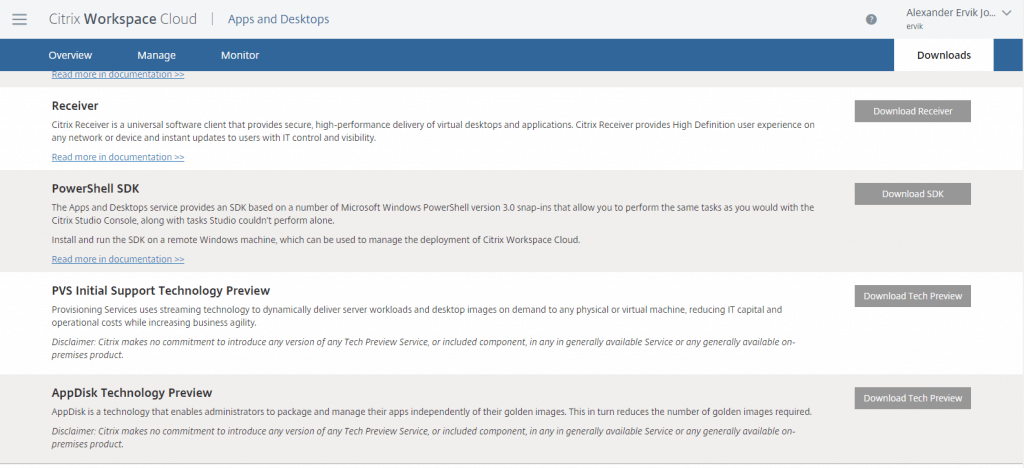 Citrix Workspace Cloud Adds Support For AppDisk And PVS Tech Previews ...