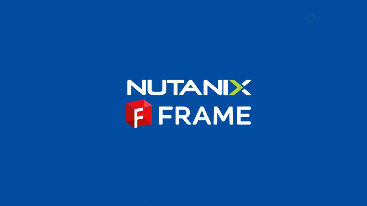 Nutanix Sells Off Their DaaS Solution Frame | Ervik.as